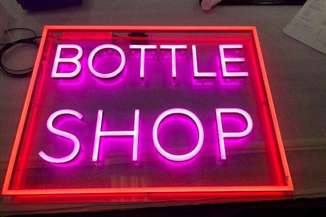 Custom "Bottle Shop" Neon Sign | Neon Creations