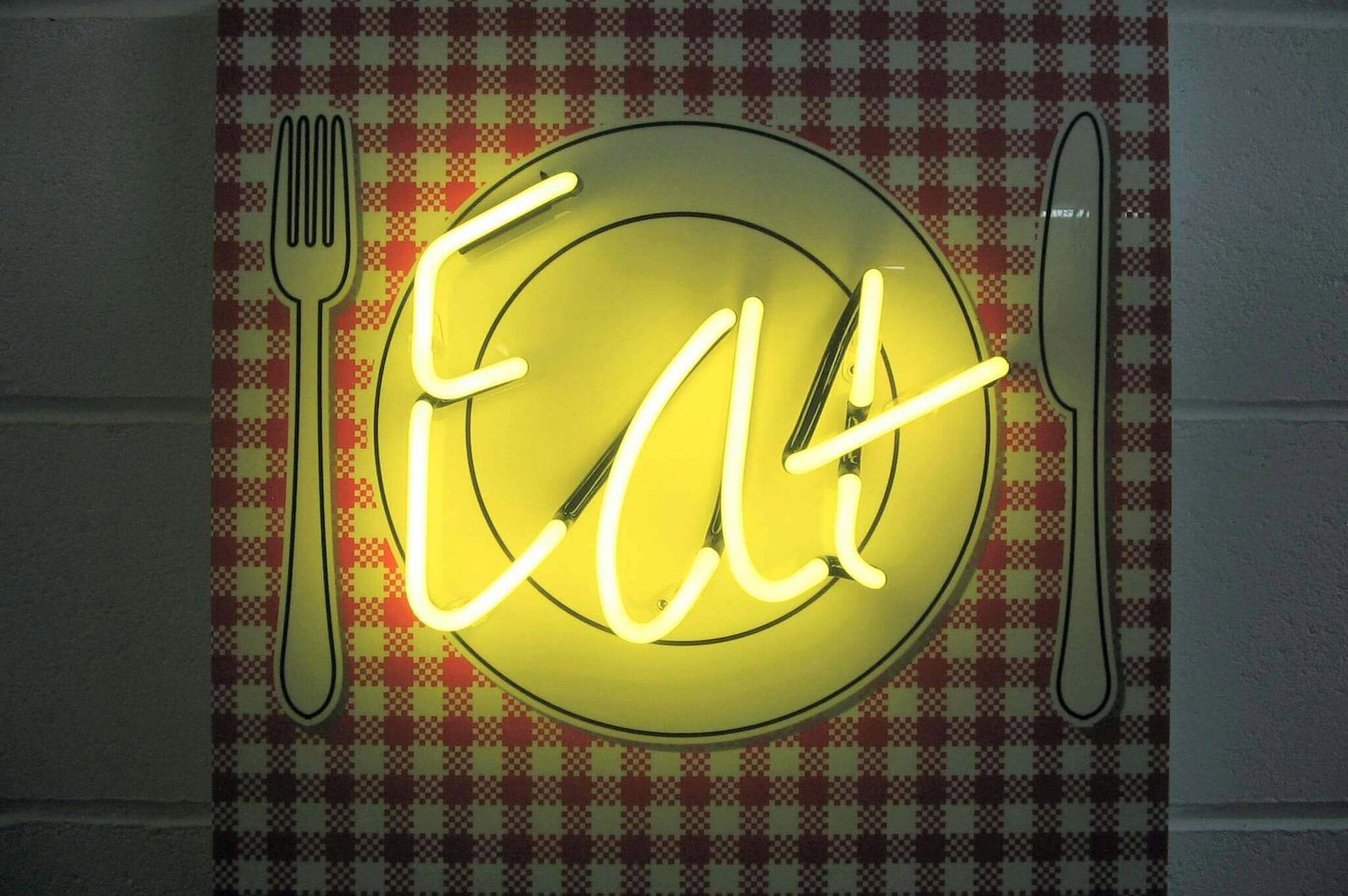 Custom "Eat" Neon Sign | Neon Creations