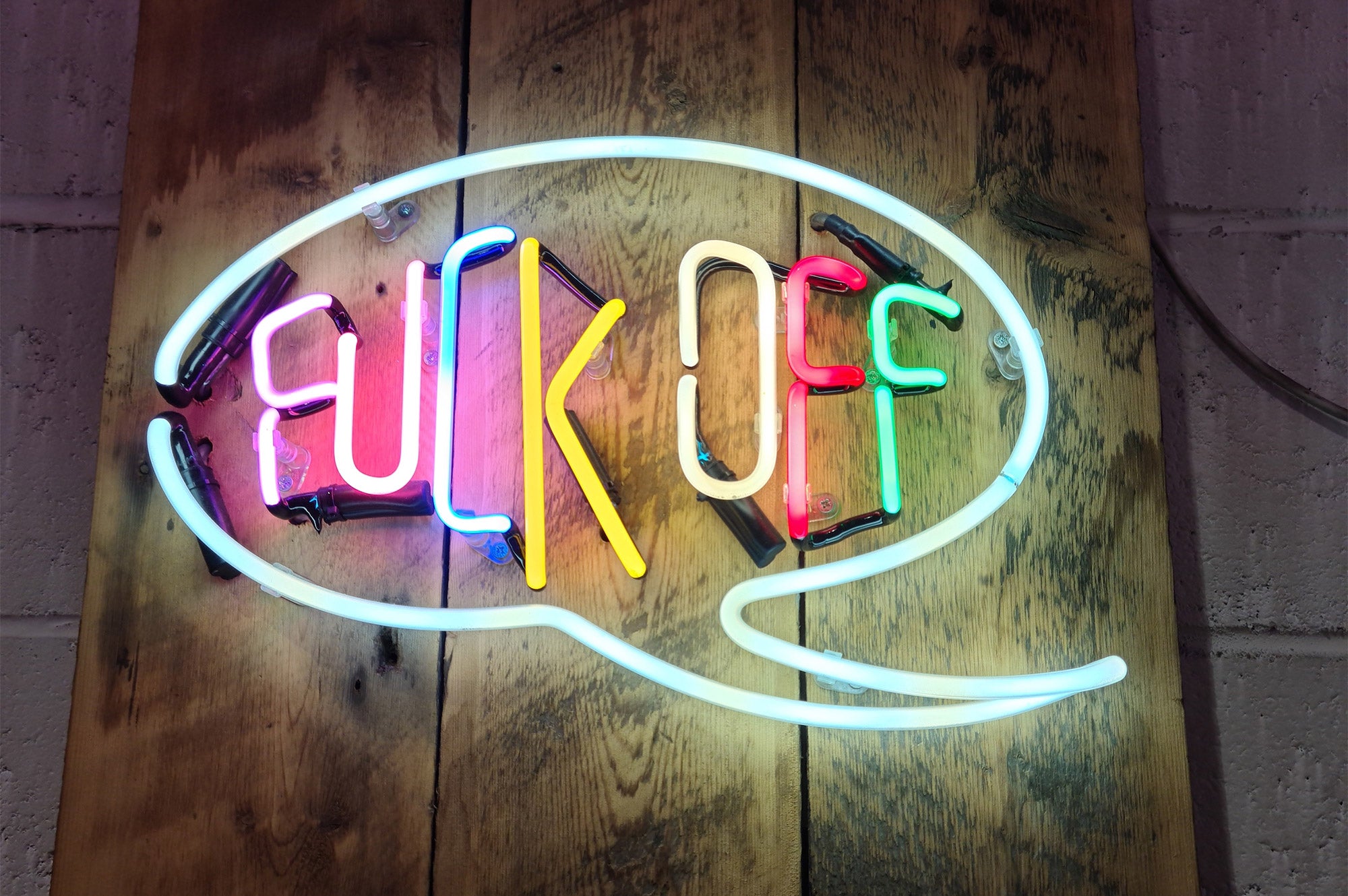 Rude, Naughty Custom Made Neon Sign | Neon Creations