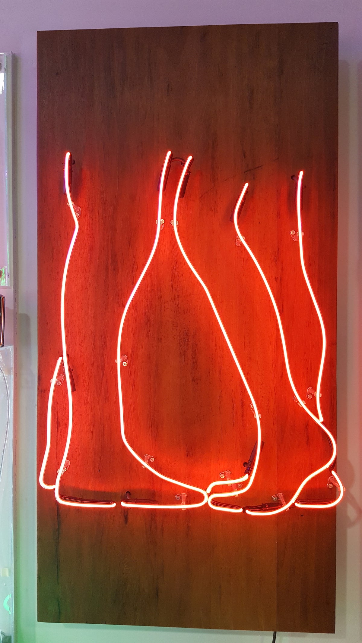 "Legs" Neon Sign in Classic Red | Neon Creations