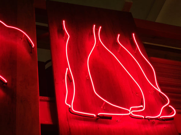 "Legs" Neon Sign in Classic Red | Neon Creations