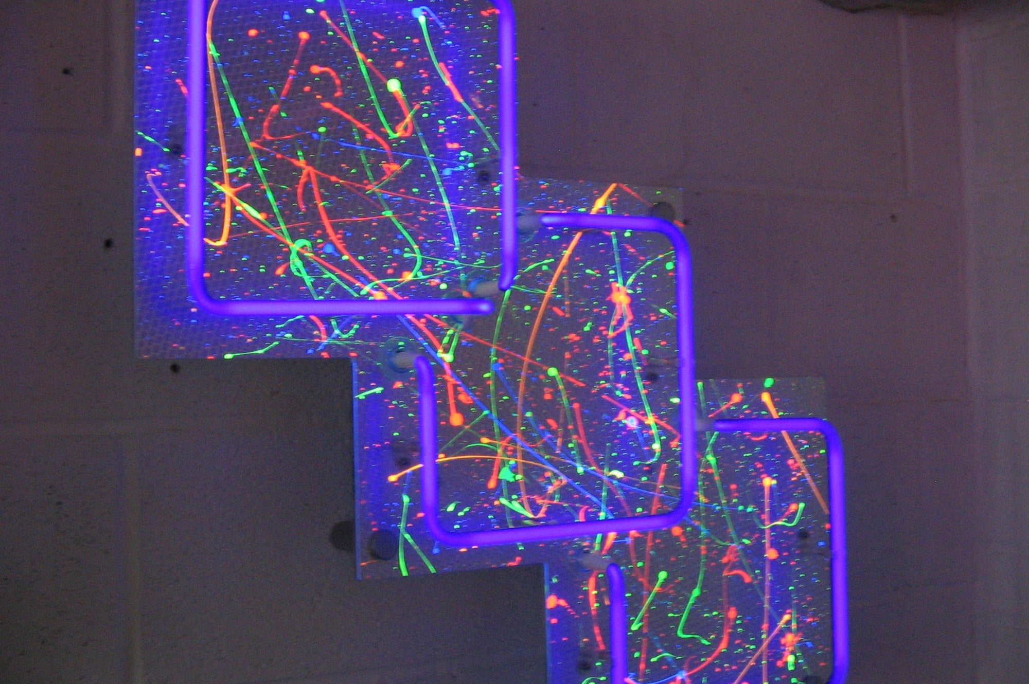 "Squares" UV Neon Sign | Neon Creations